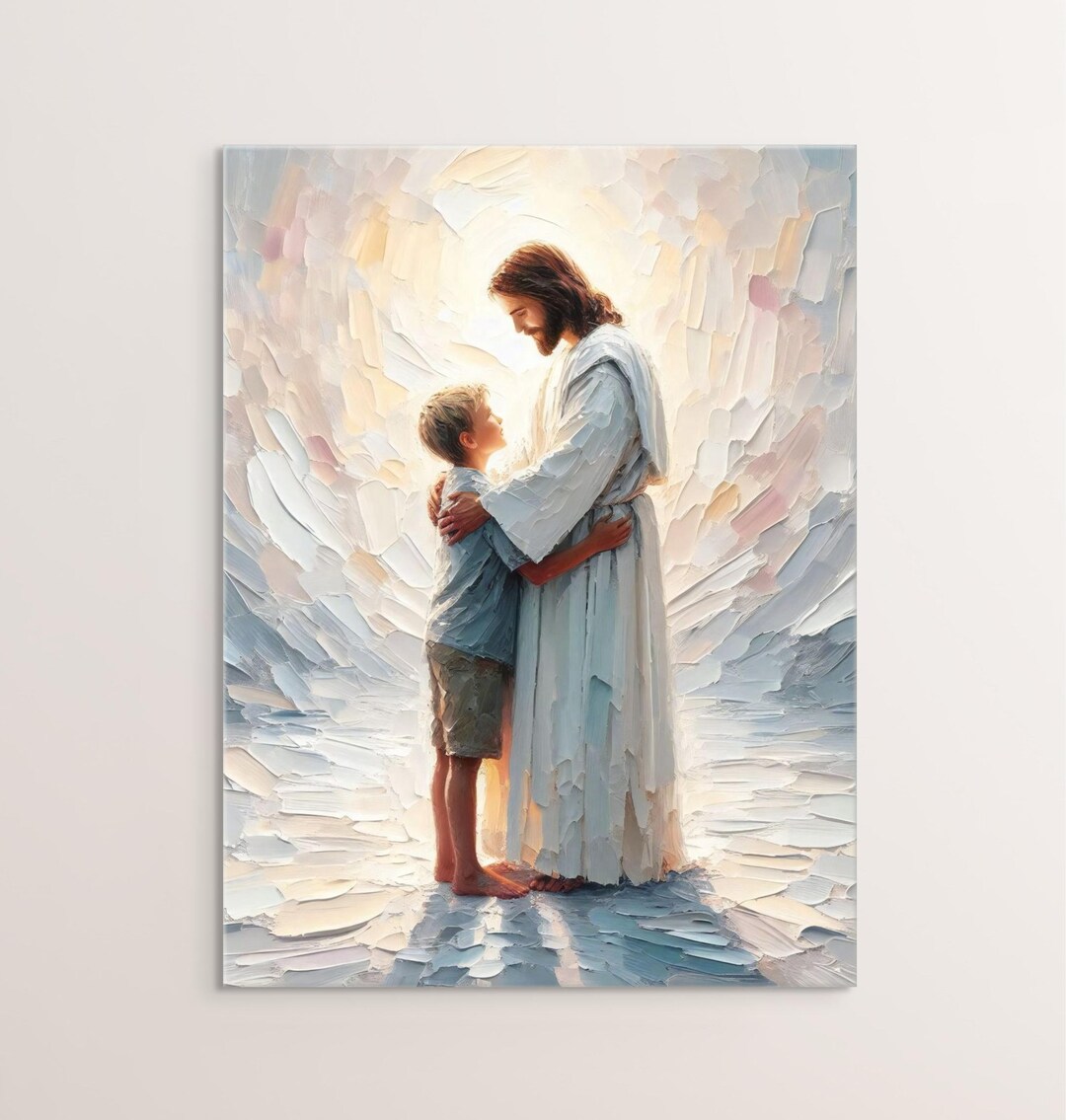 He Loves You, Christian Art, Jesus With Boy, LDS Art, Bible Art ...
