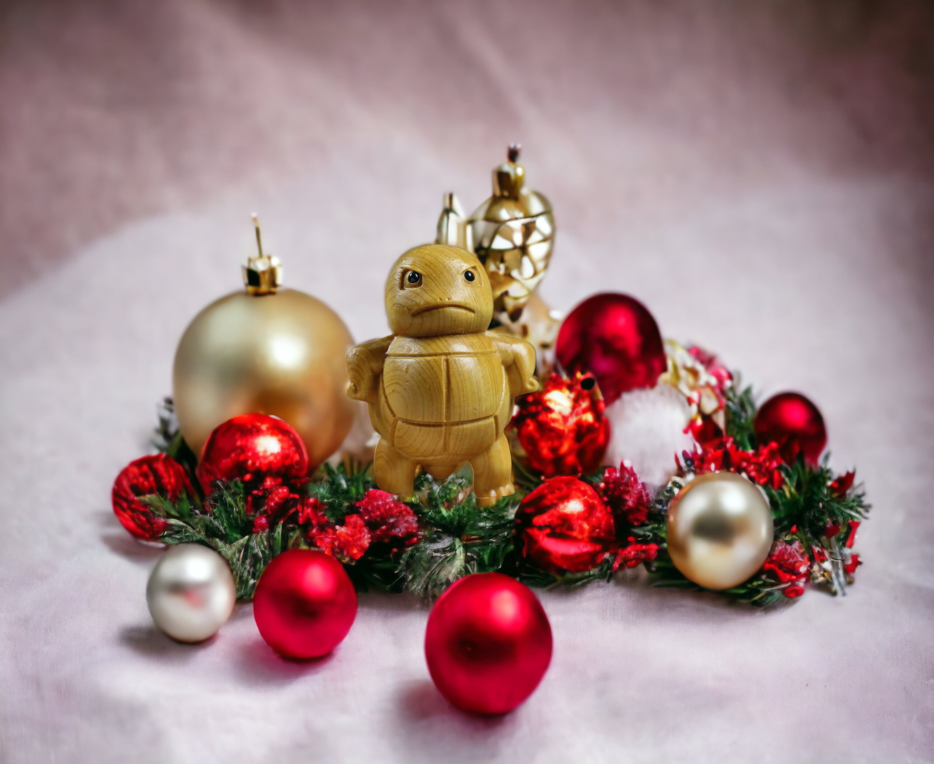 Angry Turtle, Wooden Turtle Figurine, Serious Standing Turtle, Squirtle ...