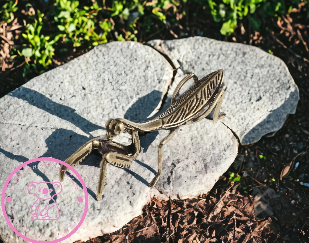 Praying Mantis Figurine Brass Mantis Mini Praying Mantis - Etsy
