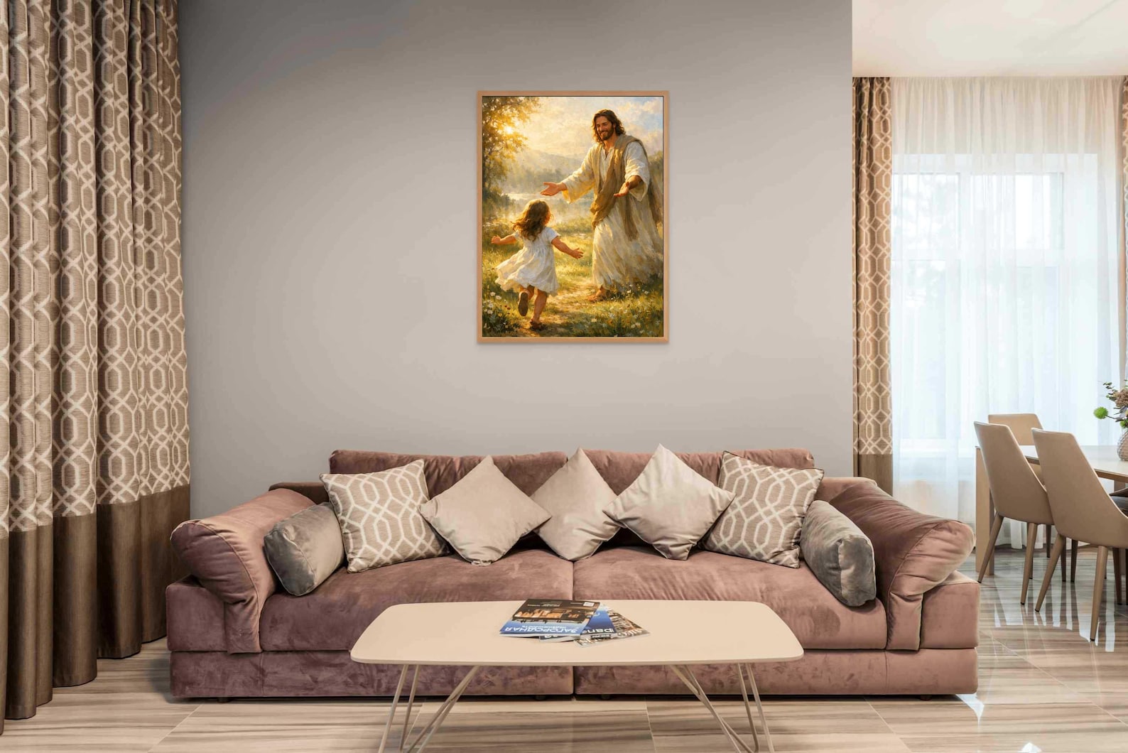 A Leap of Faith, Christian Art, Jesus and Girl, Jesus Painting, LDS Art ...