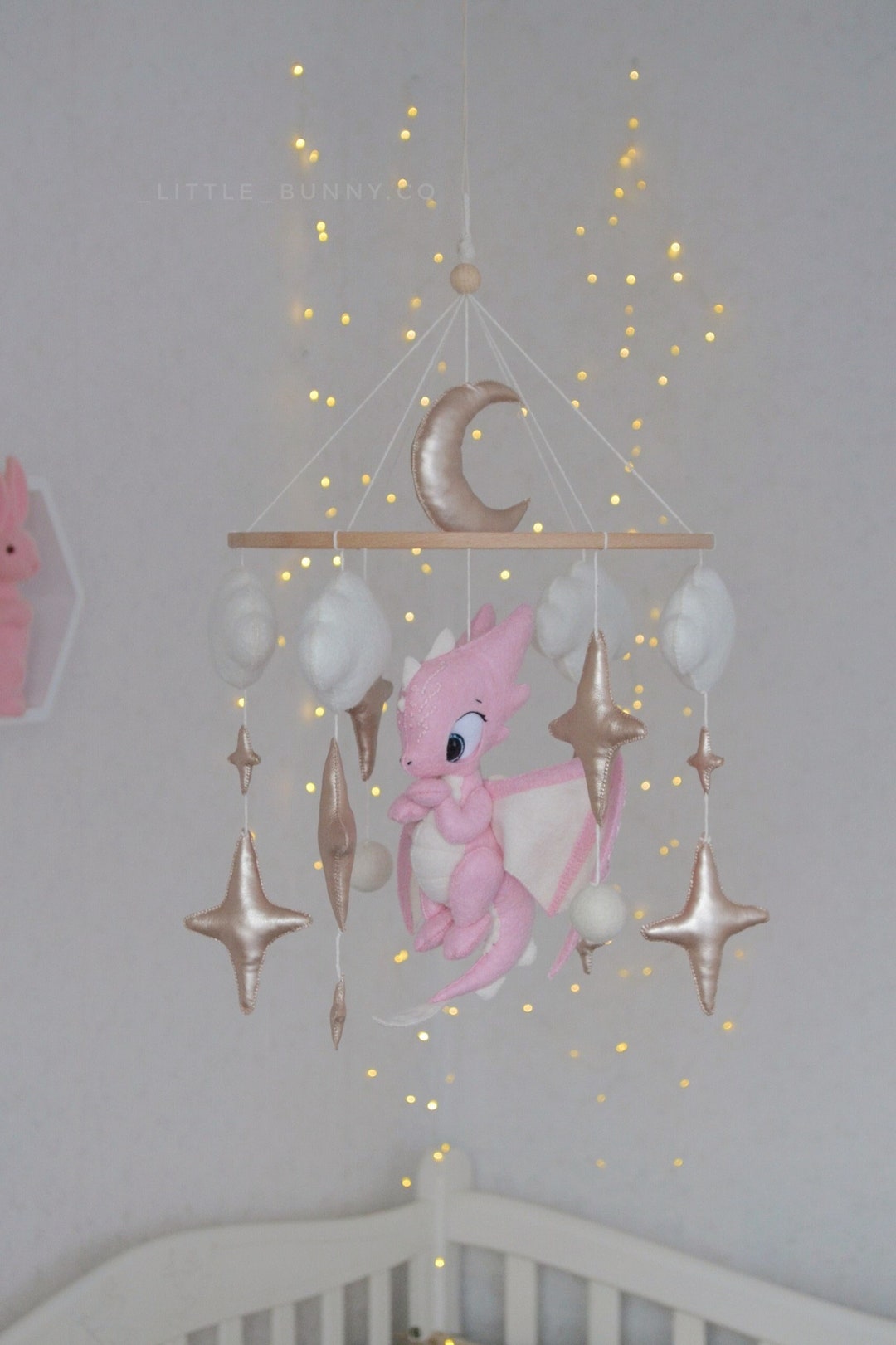 Dragon Baby Mobile, Crib Mobile, Dragon Theme Nursery, Fantasy Baby ...