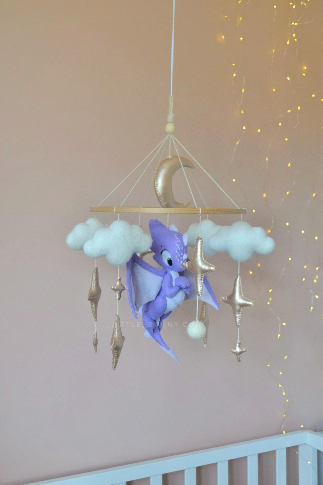Dragon Baby Mobile, Crib Mobile, Dragon Theme Nursery, Fantasy Baby ...