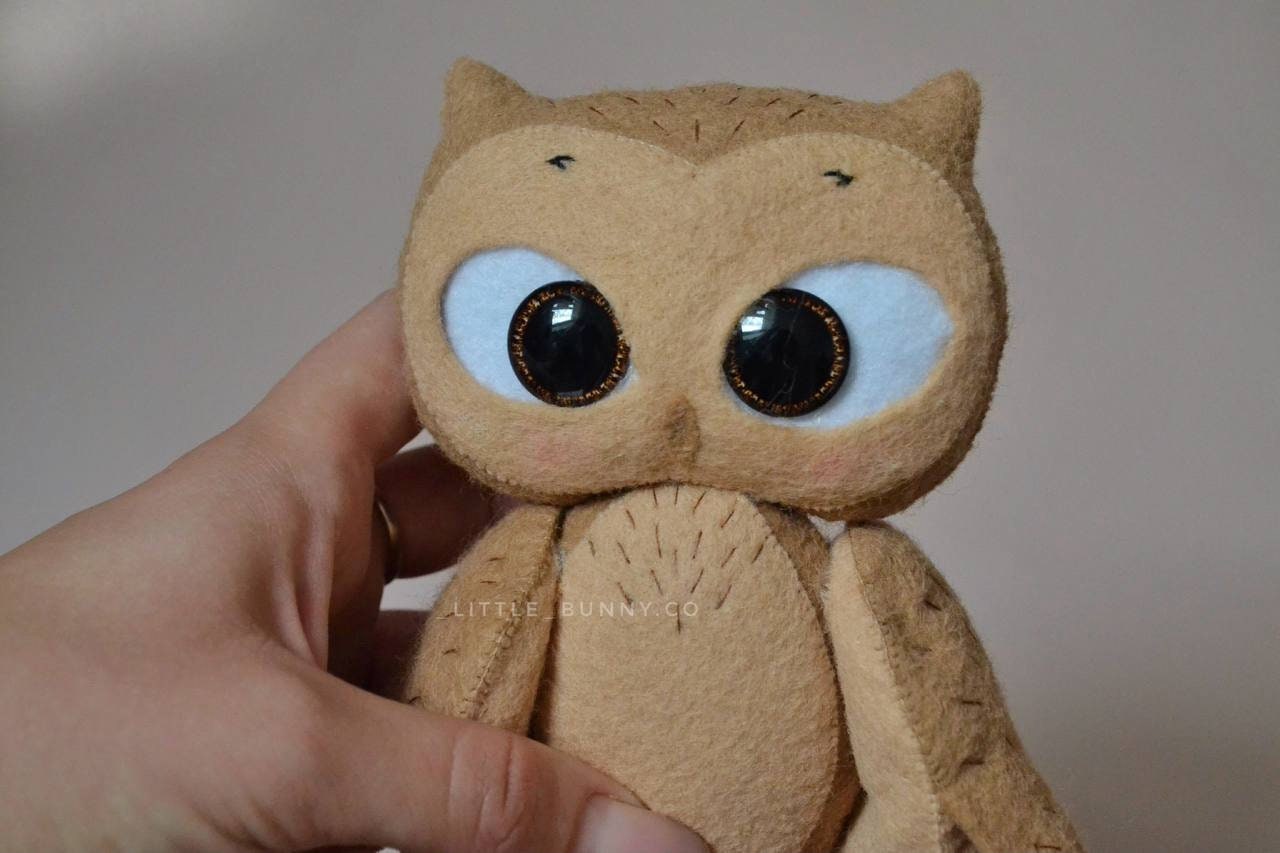 Owl Sewing Pattern, Owl PDF Pattern , Felt Pattern PDF , Forest Animal Pattern, Felt Toy Pattern ...