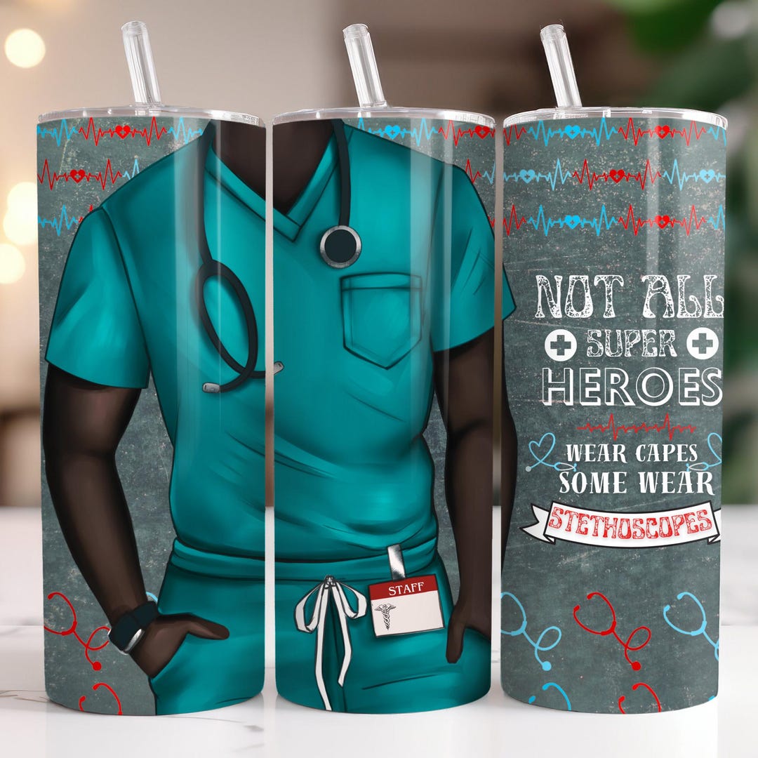 Doctor Tumbler Wrap PNG, 20oz Skinny Tumbler Sublimate Design File ...