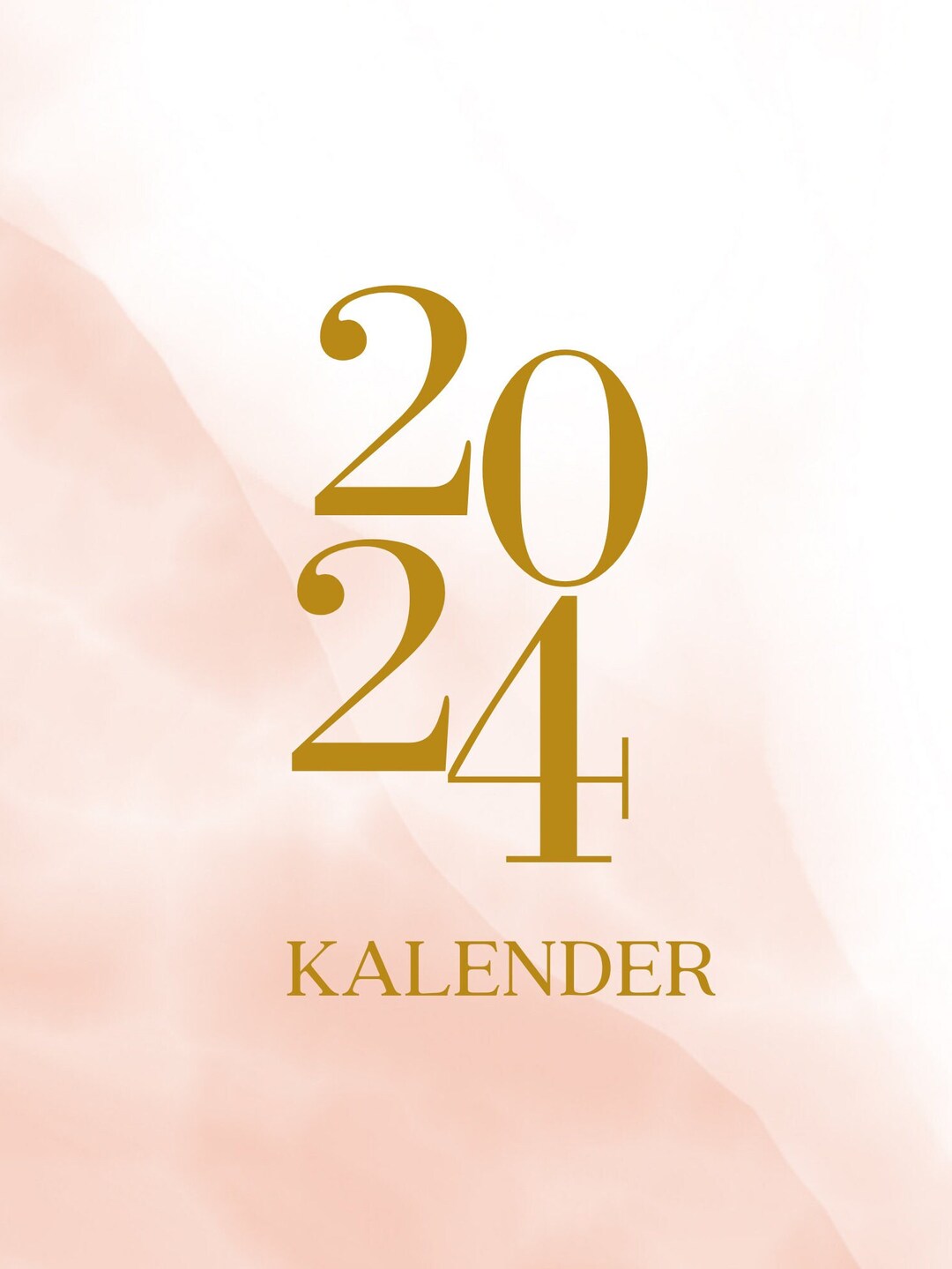 2024 Kalender DANSK - Etsy