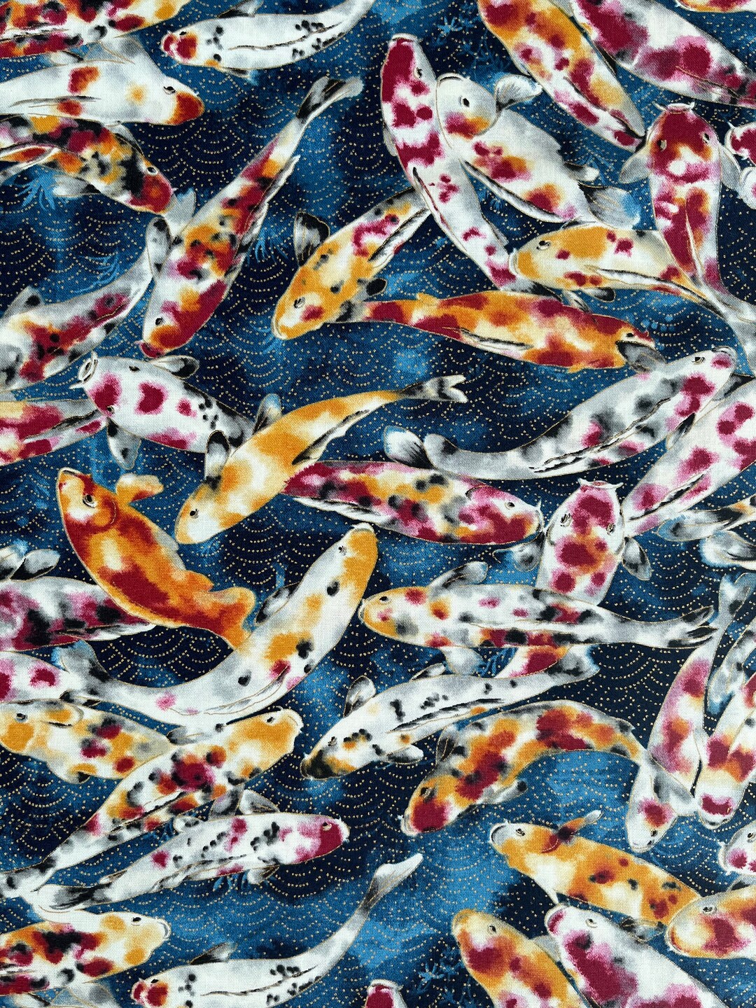 Koi Fish Fabric - Etsy