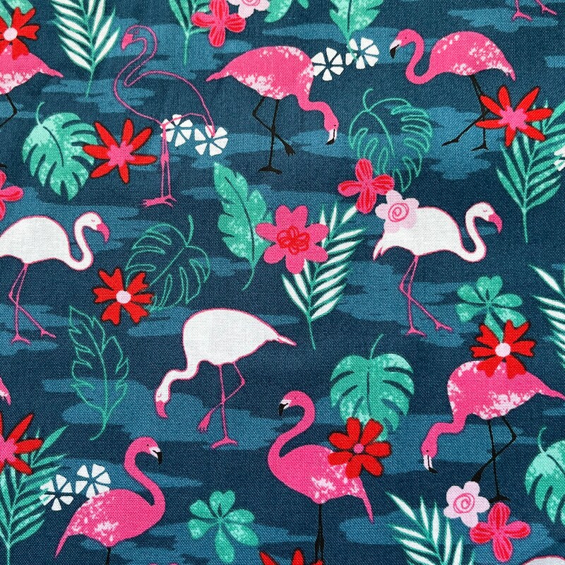 Flamingo Fabric - Etsy