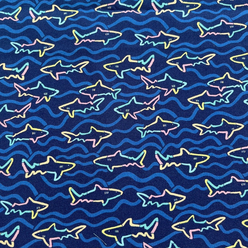 Shark Fabric - Etsy
