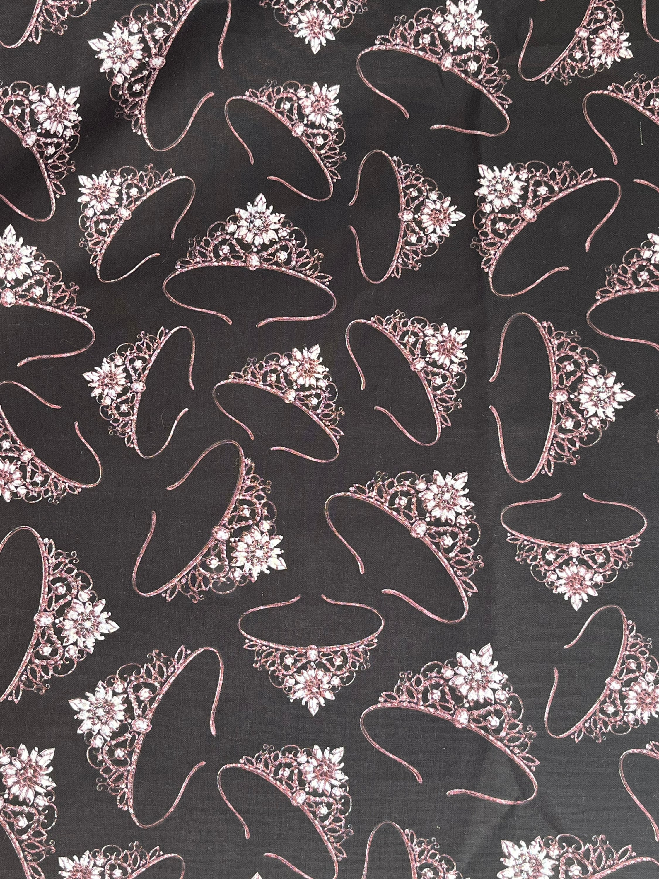 Princess Crown Fabric - Etsy