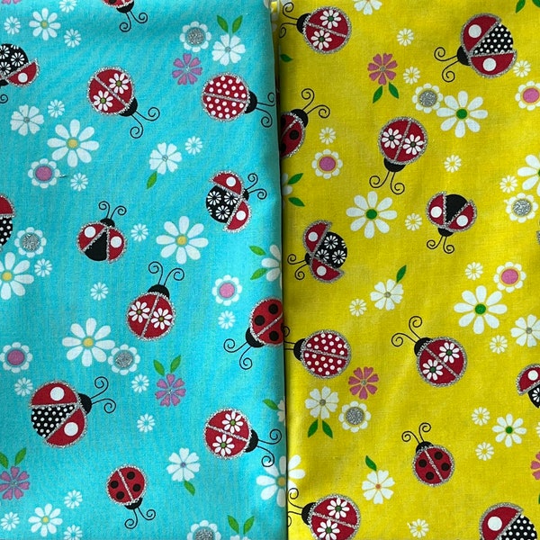 Ladybug Fabric - Etsy