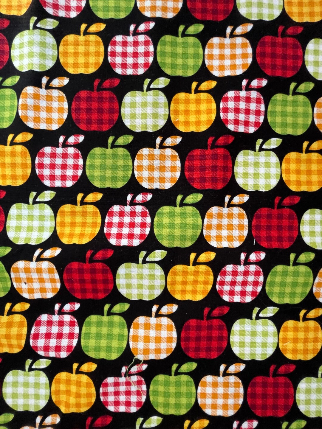 Pattern Apple Fabric - Etsy