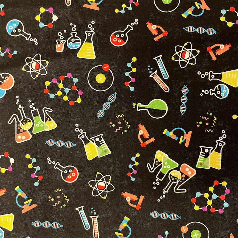 Science Fabric - Etsy