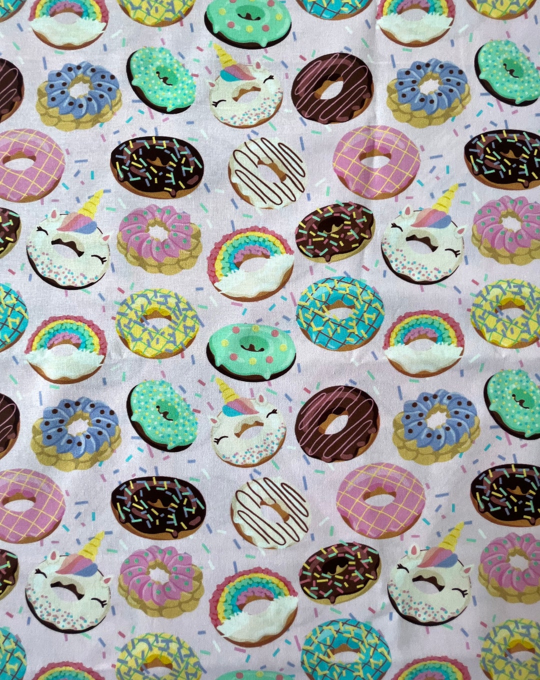 Pink Donut Fabric - Etsy