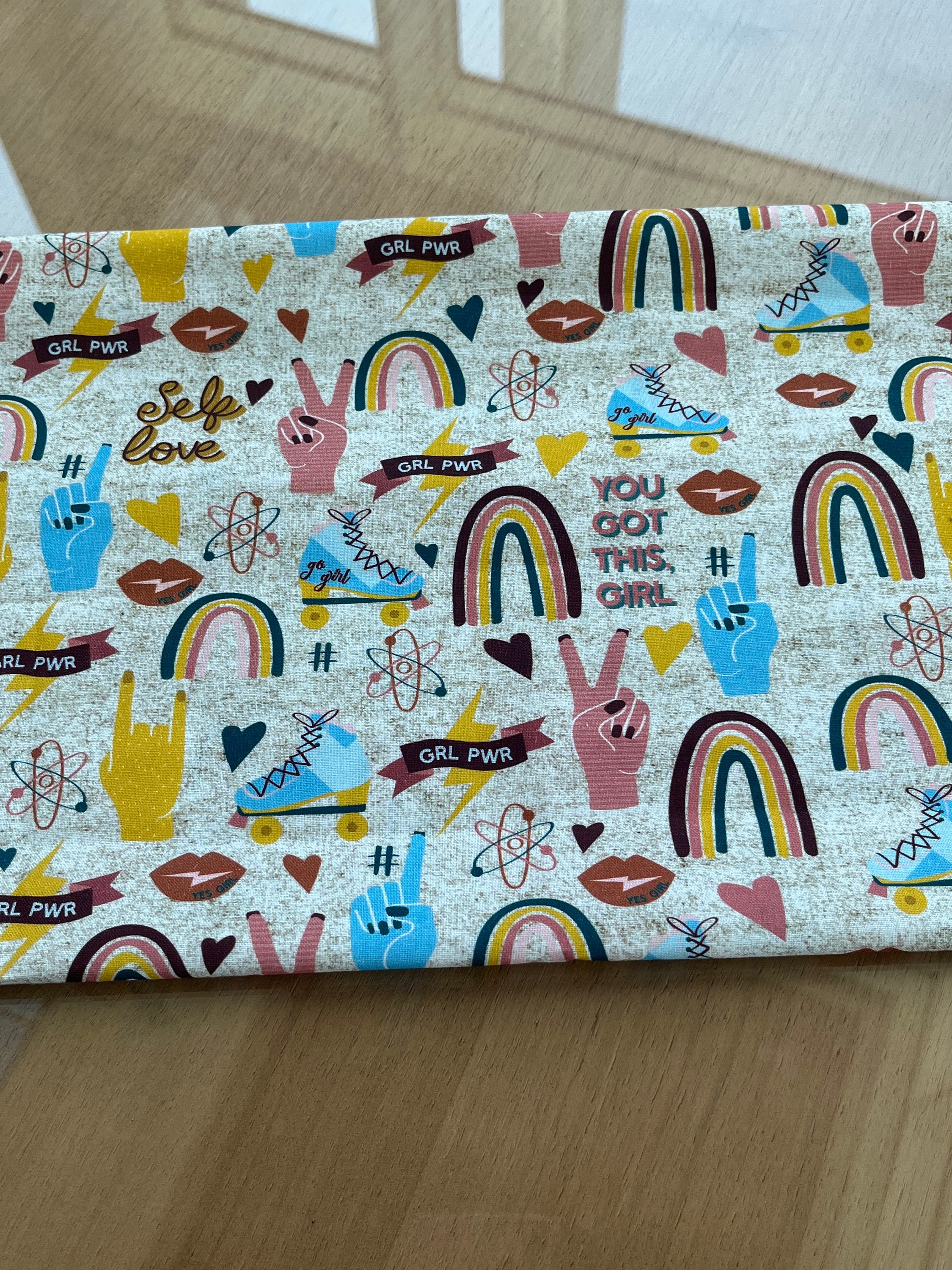 Girl Power Women Empowerment Fabric - Etsy