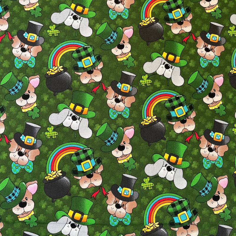 St Patrick Day Fabric Dog - Etsy