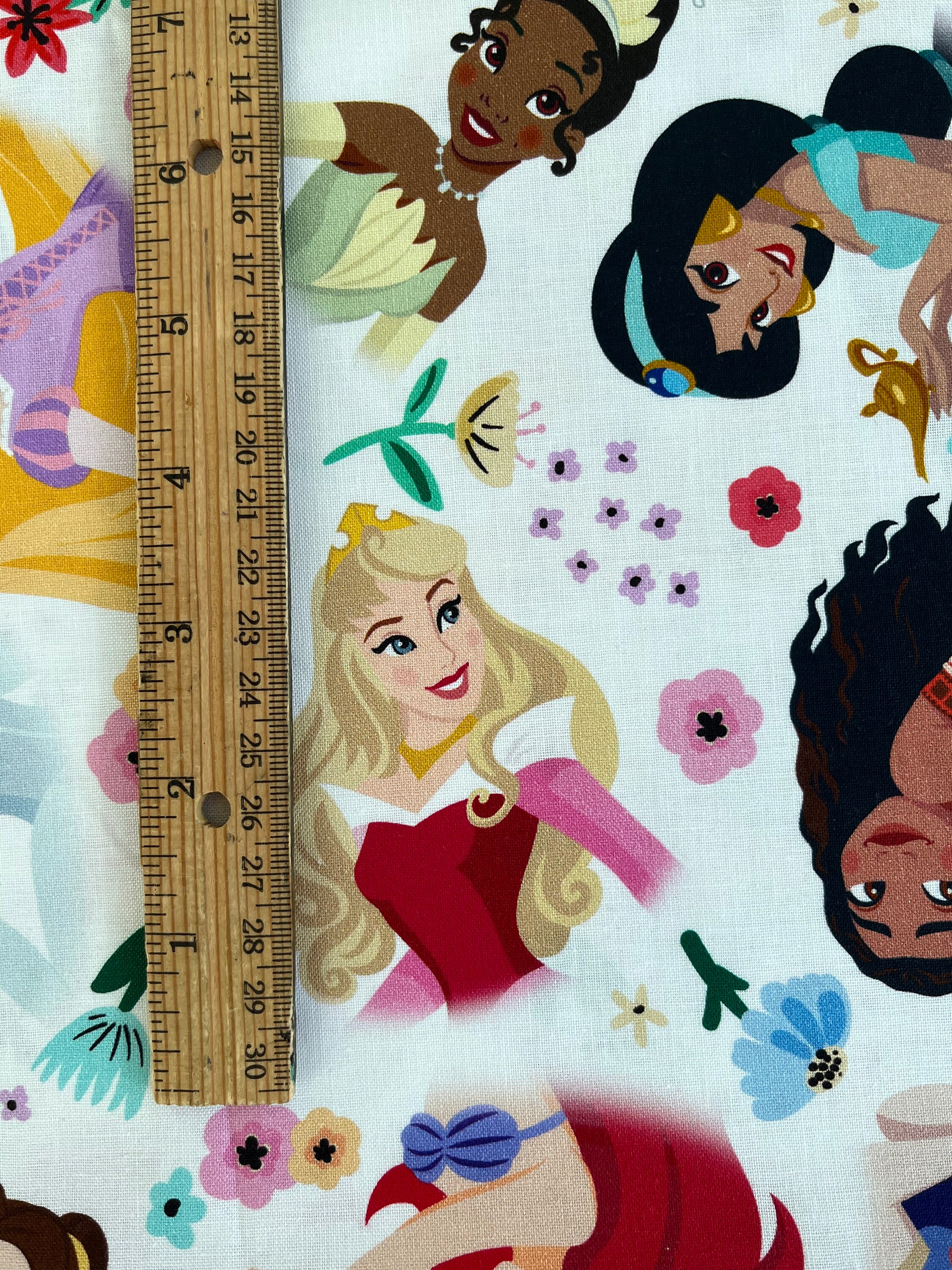 Disney Princess Fabric - Etsy