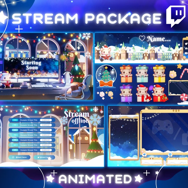 Christmas Overlay Package - Etsy