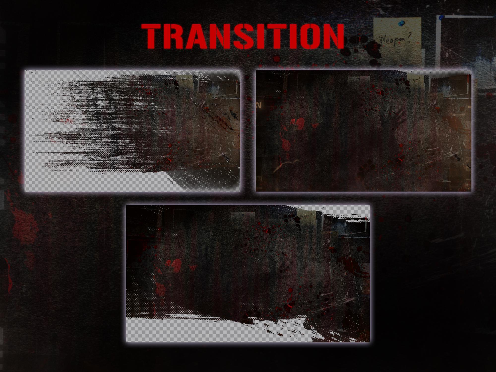 Horror Stream Overlay Package: Red Room Twitch Theme (digital Download ...