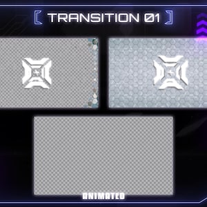 Cyberpunk Violet Neon Stream Overlay Package - Sci-fi Twitch Screens ...