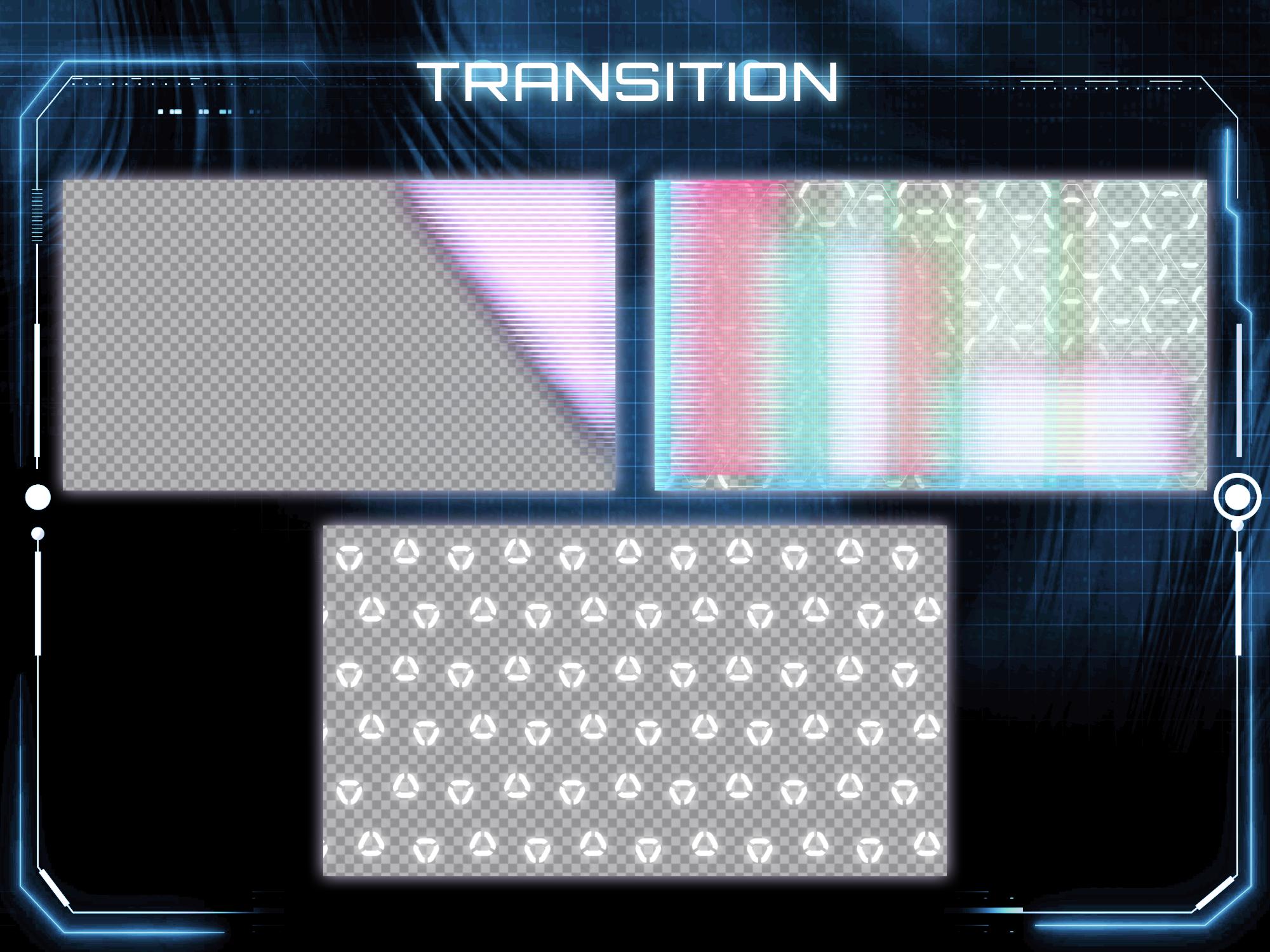 Y2K Neon Stream Overlay Package: Animated Twitch Screens (digital ...