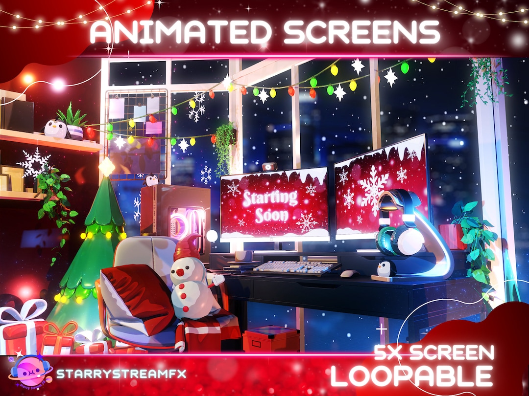 Animated Background, Twitch Stream Screens, Twitch Loading Screens ...