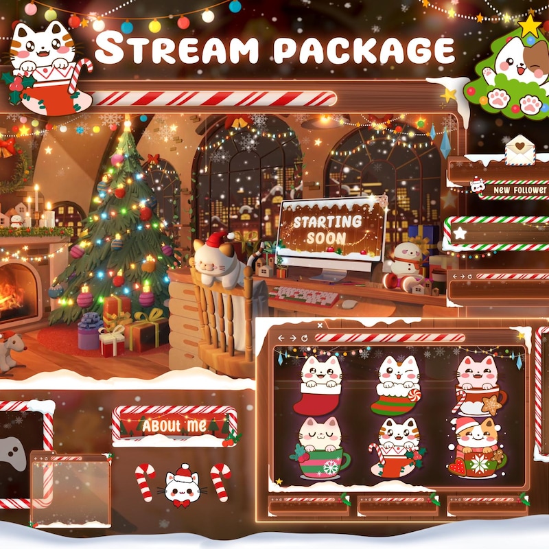 Cat Starting Soon Twitch - Etsy