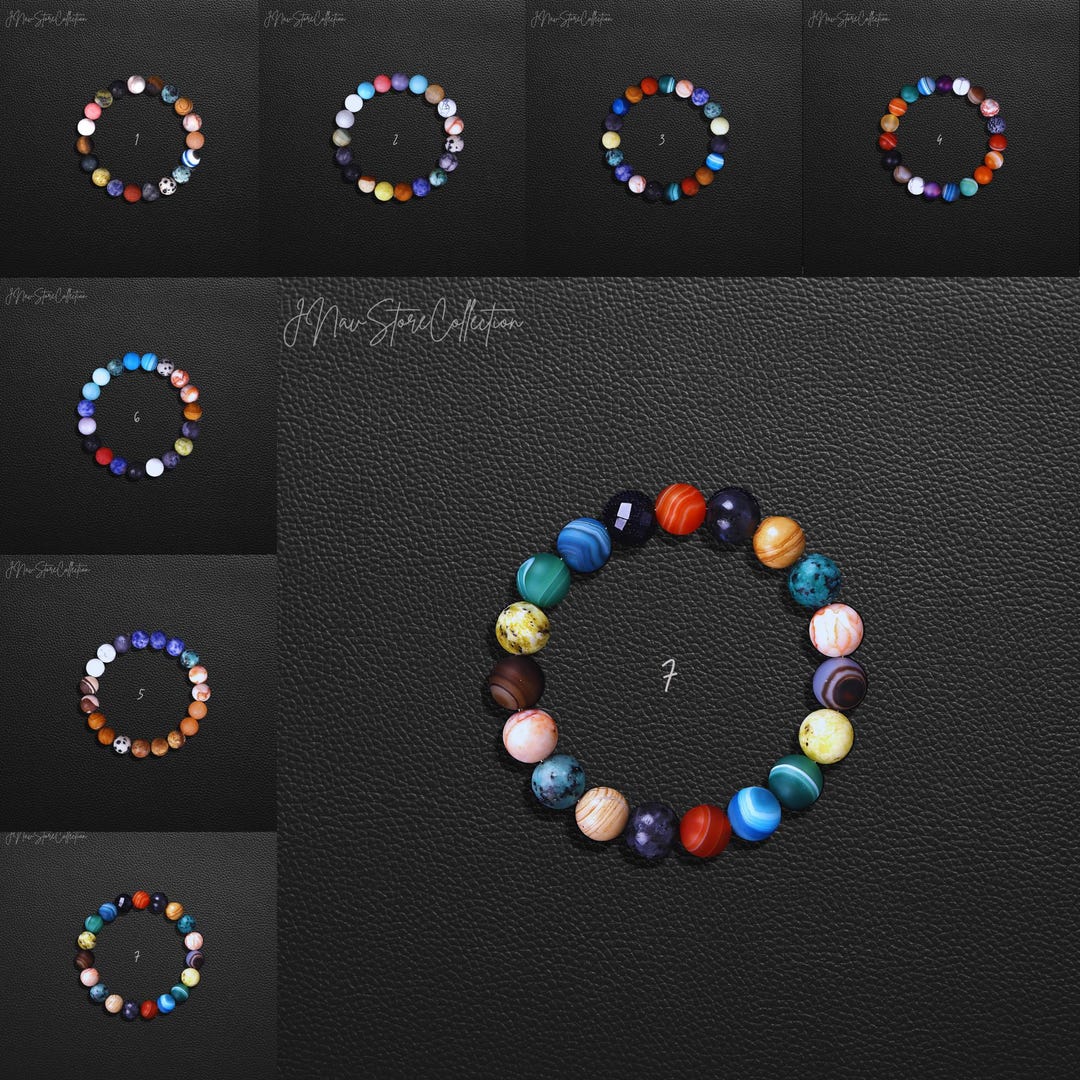 Solar System Planet Bracelet Galaxy Starry Sky Jewelry Universe ...