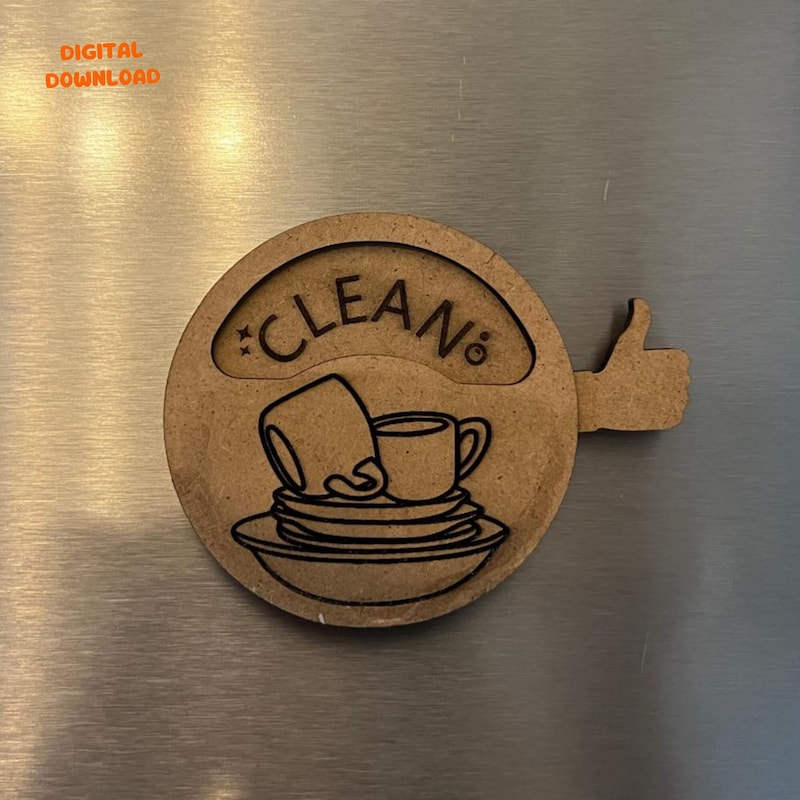 Dishwasher Clean/dirty Sign - Etsy