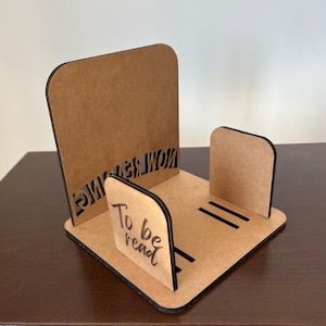 Laser Cut Book Stand SVG: Book Lover Gift (digital Download) - Etsy