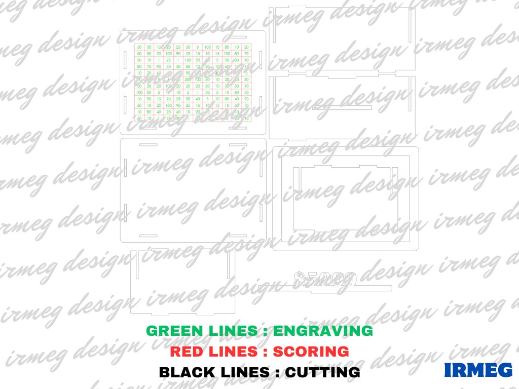 12 Piecetarget Piggy Banks Money Box SVG Laser Cut File Laser Svg ...