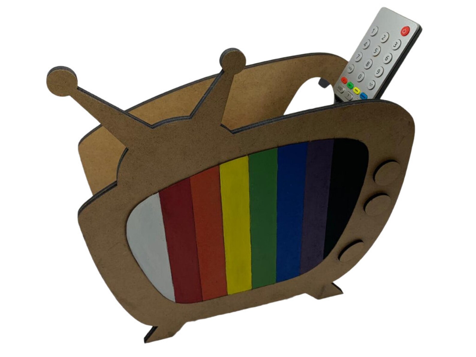 Laser Cut Remote Control Stand Remote Holder Remote Control Holder ...