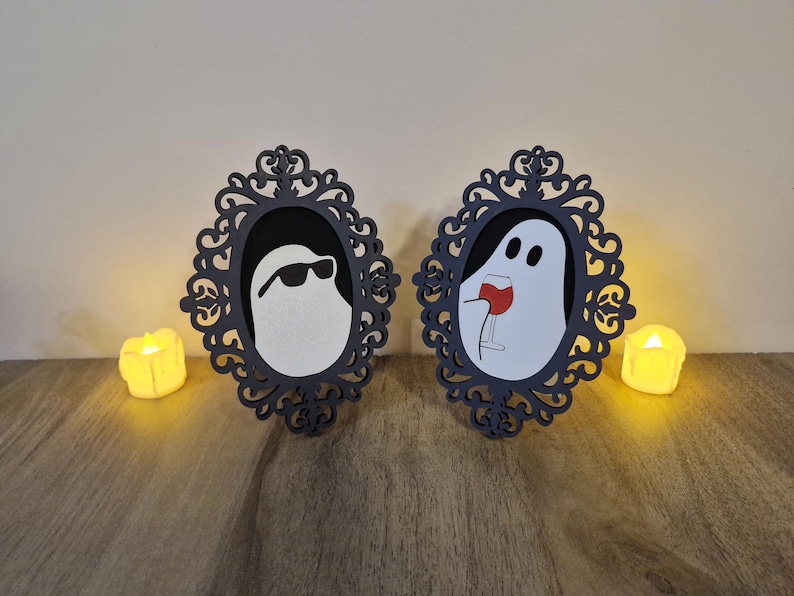 Ghost Frames: Halloween Laser Cut SVG, DXF (digital Download) - Etsy