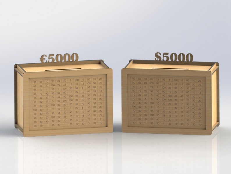 12 Piecetarget Piggy Banks Money Box SVG Laser Cut File Laser Svg ...