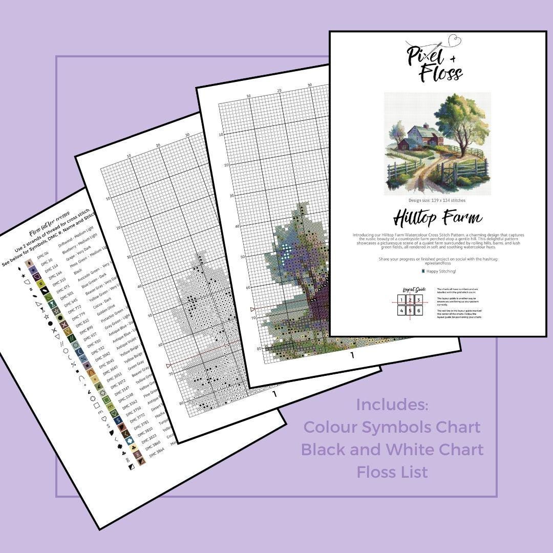 Rawr Cute Dinosaur Cross Stitch Pattern, Instant Download, Pdf Chart ...