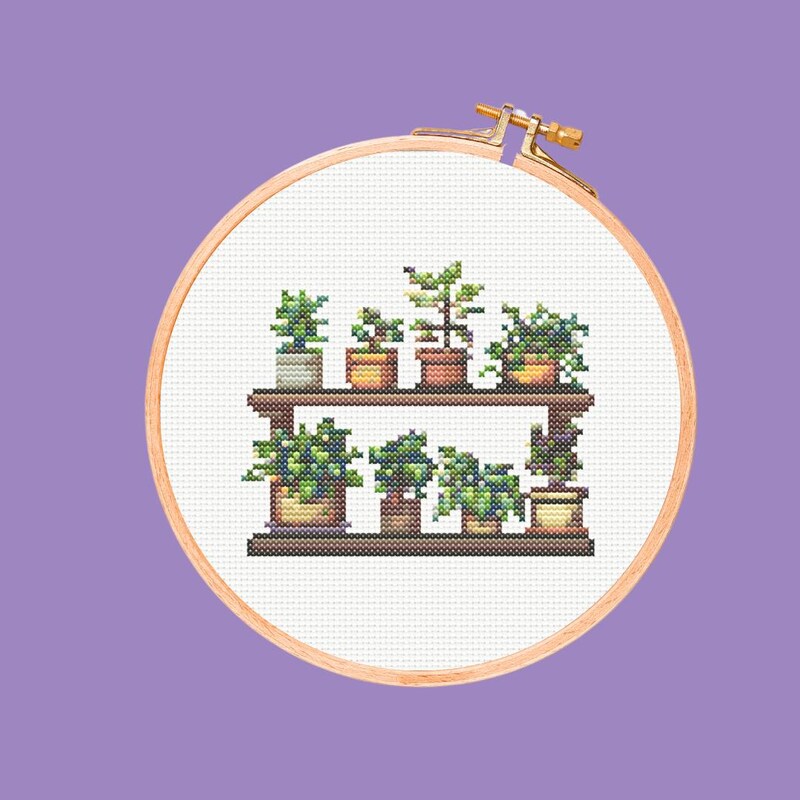 Shelf Cross Stitch - Etsy