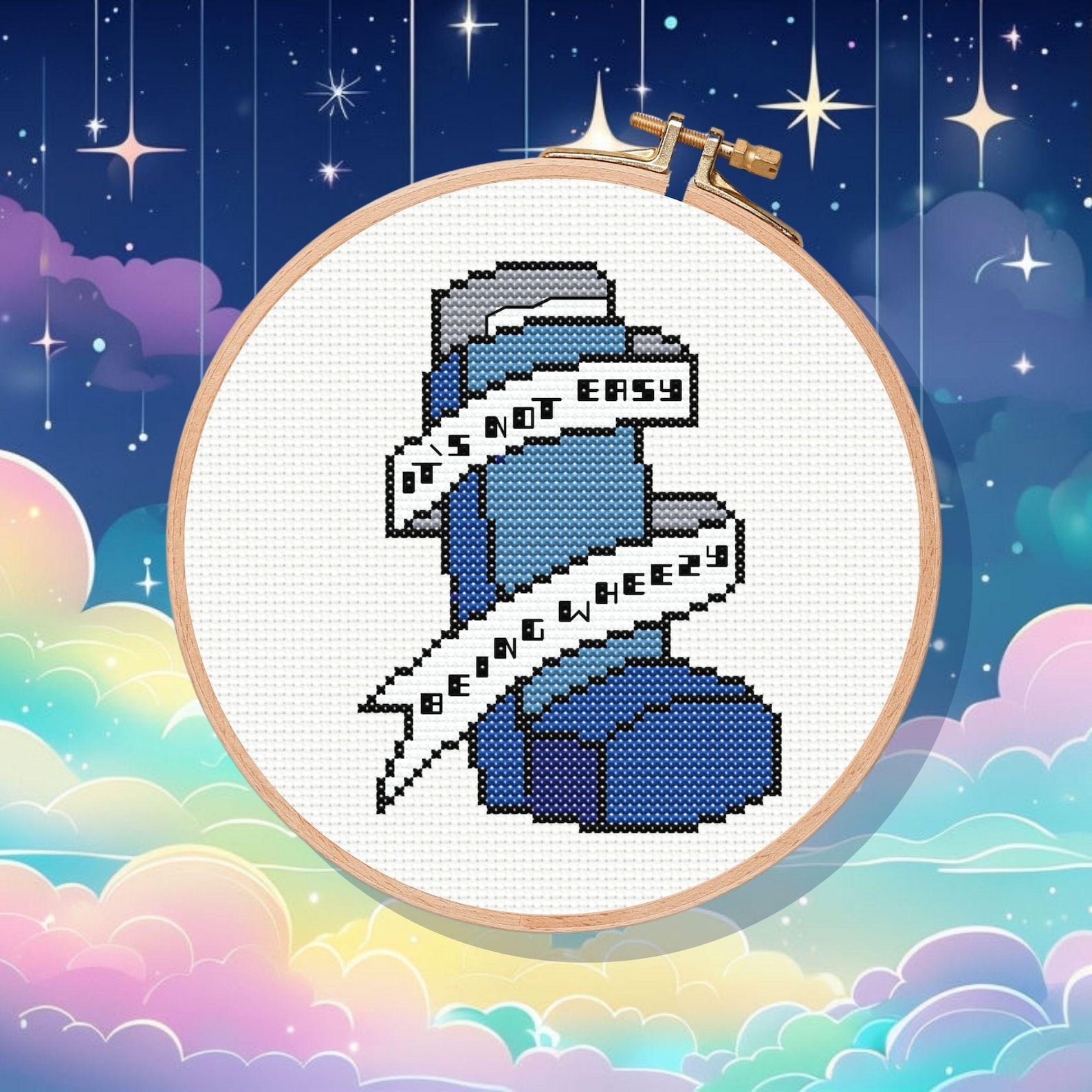 It's Not Easy Being Wheezy Cross Stitch Pattern, Instant Download, Pdf ...
