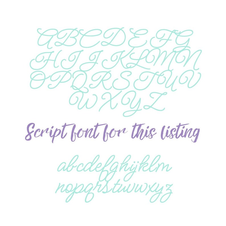 Custom Neon Sign Cross Stitch Pattern PDF Script Font - Etsy