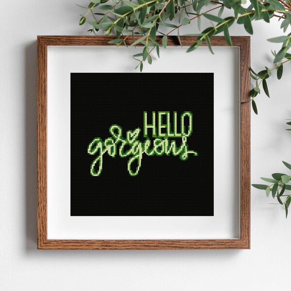 Hello Gorgeous Neon Sign - Etsy