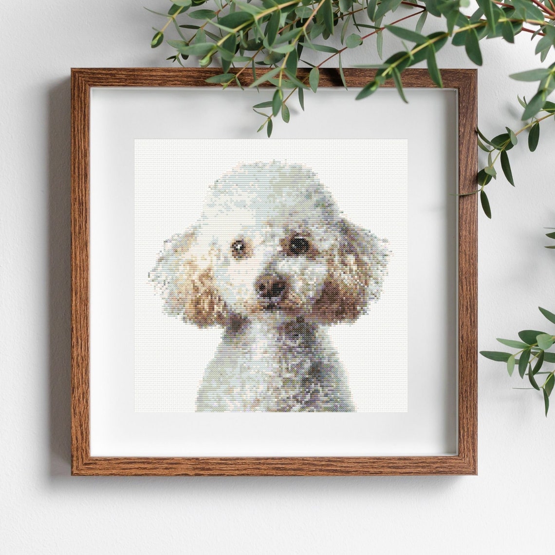 Toy Poodle Portrait Cross Stitch Pattern Downloadable PDF - Etsy