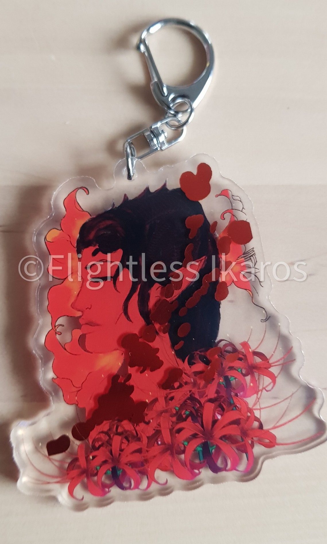 BG3 Baldur's Gate 3 Hot Stamping Acryclic Keychains Astarion, Wyll ...