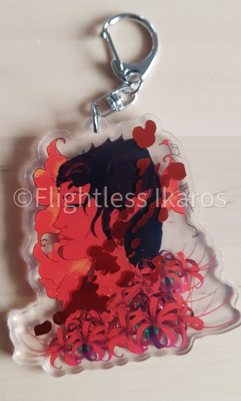 BG3 Baldur's Gate 3 Hot Stamping Acryclic Keychains Astarion, Wyll ...