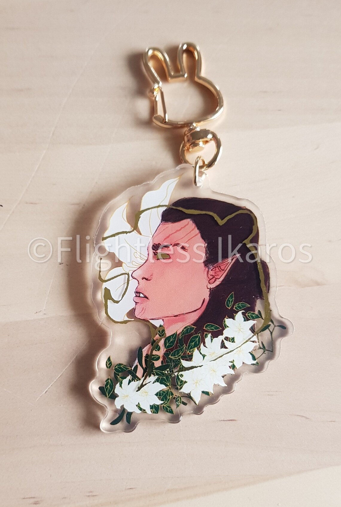 BG3 Baldur's Gate 3 Hot Stamping Acryclic Keychains Astarion, Wyll ...