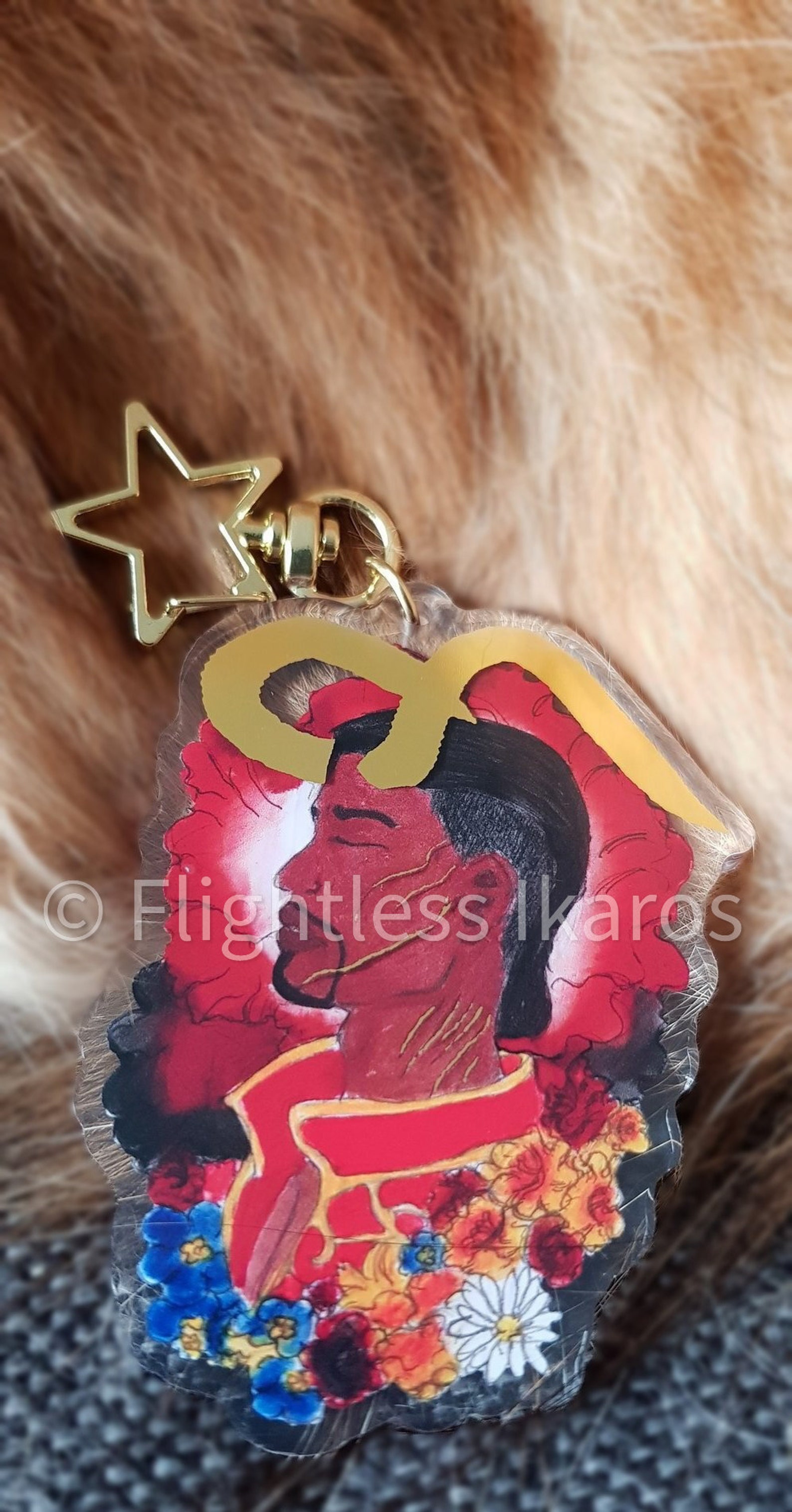 BG3 Baldur's Gate 3 Hot Stamping Acryclic Keychains Astarion, Wyll ...