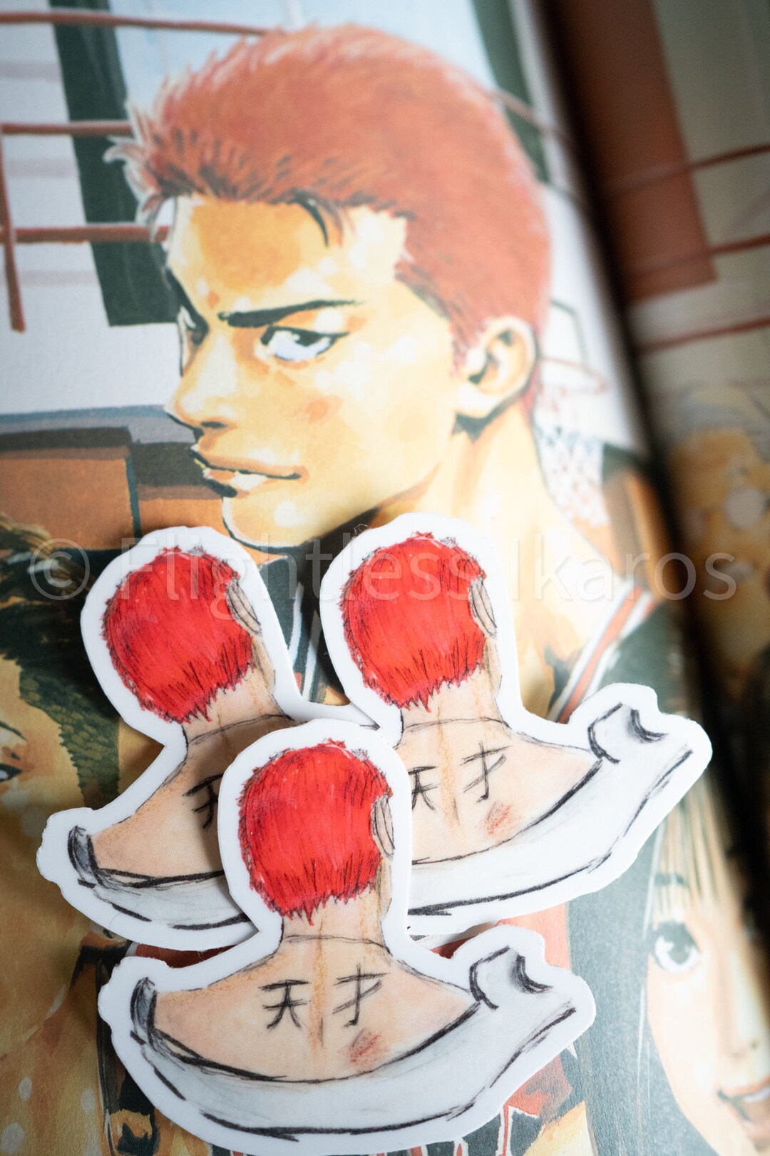 Slam Dunk Sakuragi Hanamichi Glossy Sticker - Etsy