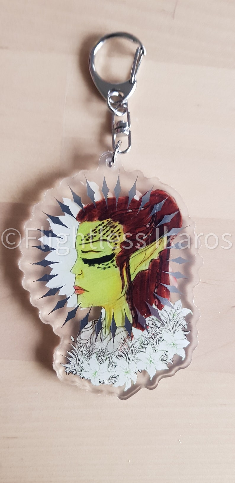 BG3 Baldur's Gate 3 Hot Stamping Acryclic Keychains Astarion, Wyll ...