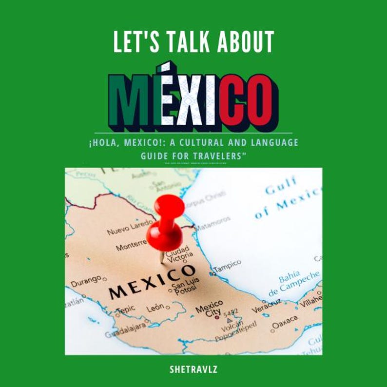 Hola, Mexico!: A Cultural and Language Guide for Travelers - Etsy