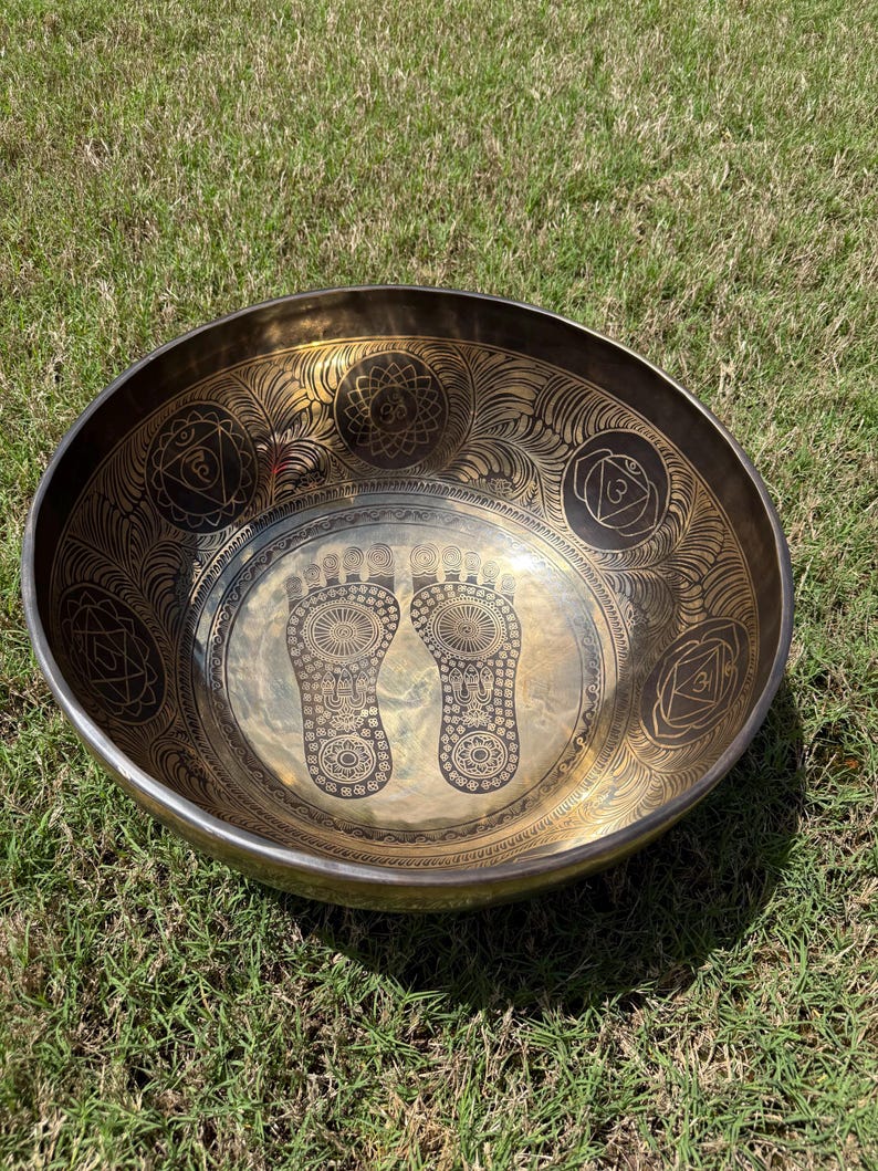 Various Sizes Buddha Feet Singing Bowl – Premium Deep Tone & Vibrations ...