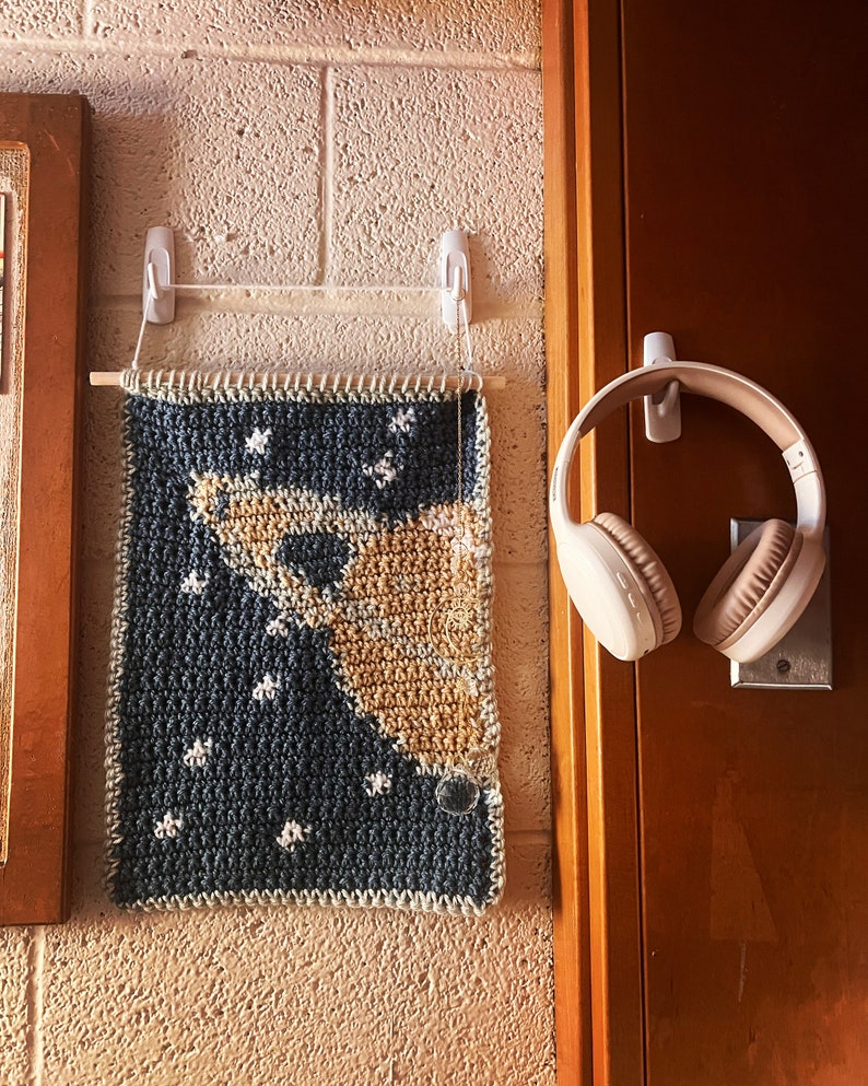 Saturn Tapestry Crochet Outer Space Wall Hanging MADE TO - Etsy