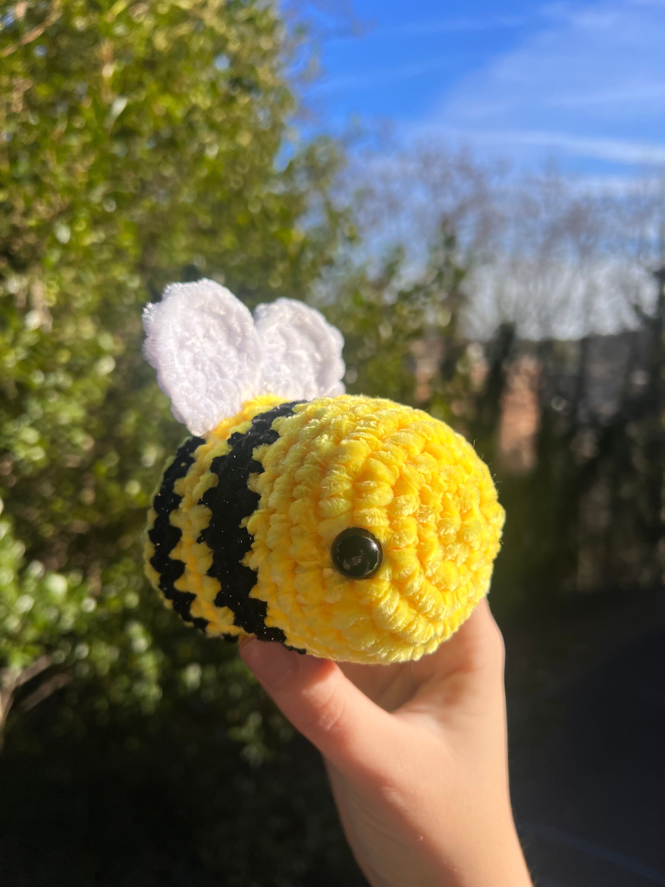 Mini Crochet Bee Amigurumi Bee Crochet Bee Stuffed Animal Plushie - Etsy
