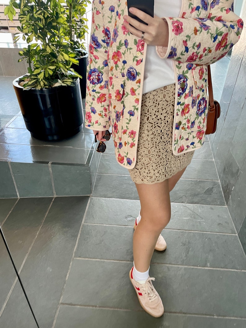 Crochet Hexagon Skirt PDF Pattern: Crochet Flower Skirt, Crochet Boho ...